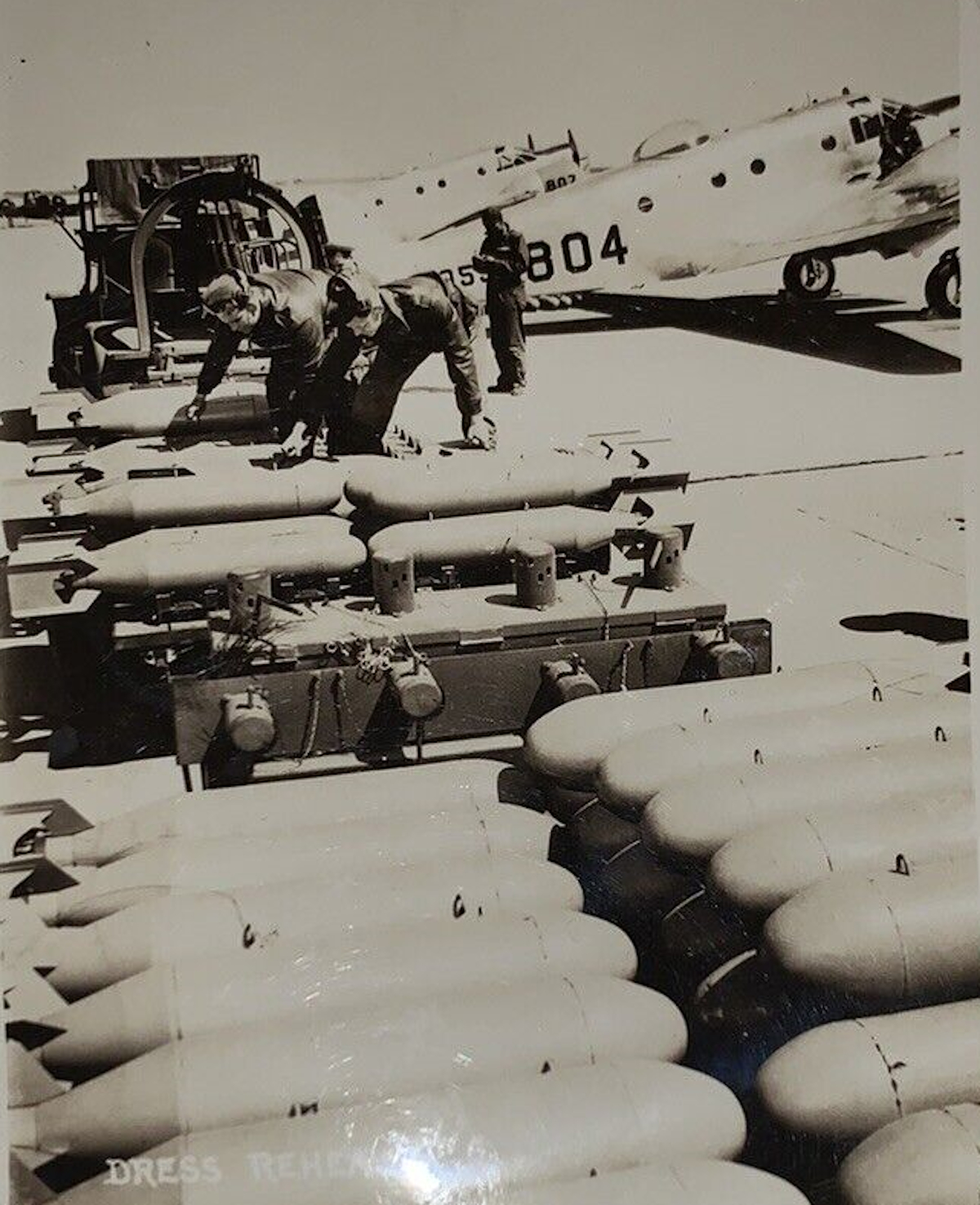 Loading Bombs in Childress WW2